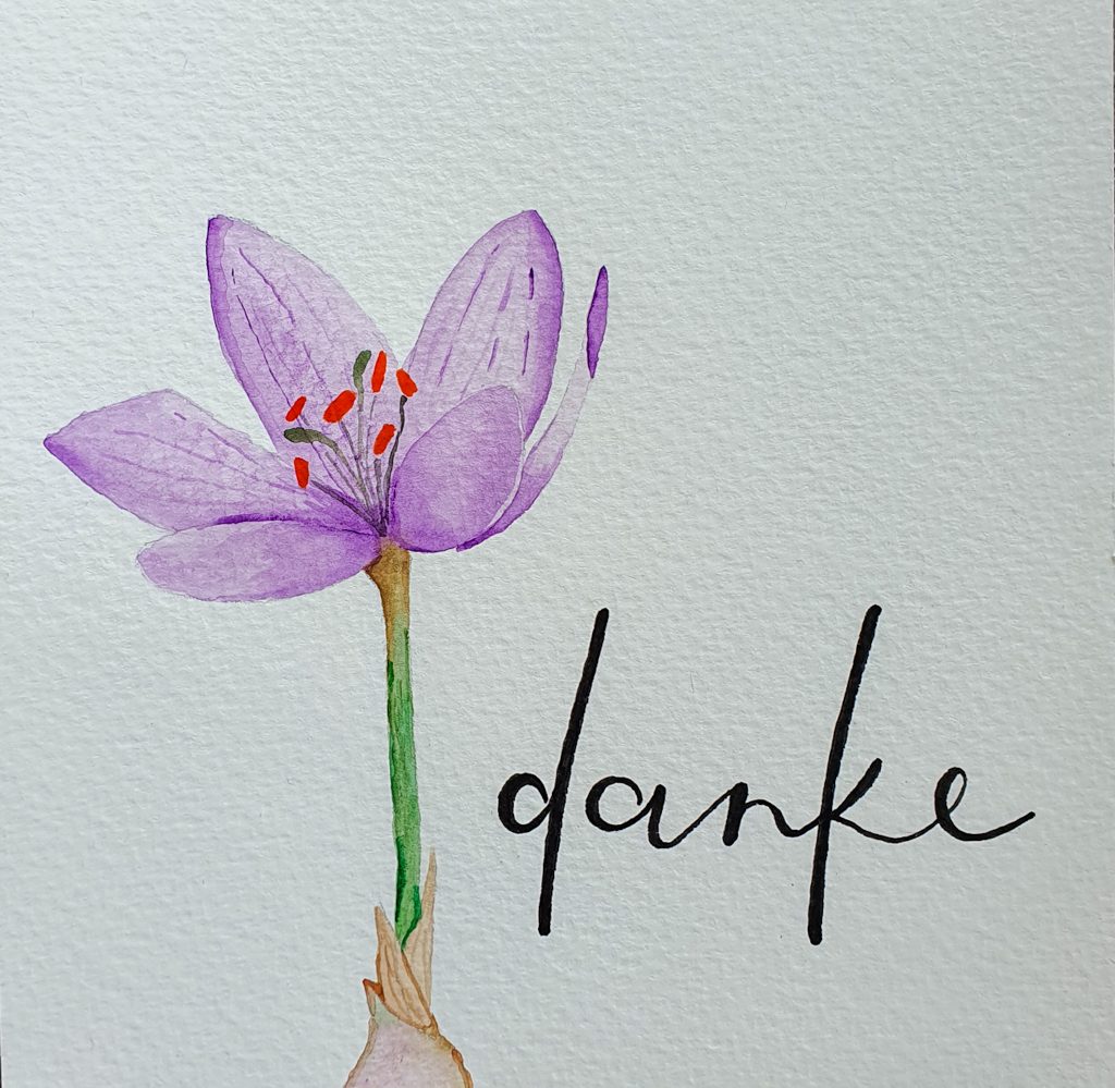 Karte 'Danke' - feinstewerke